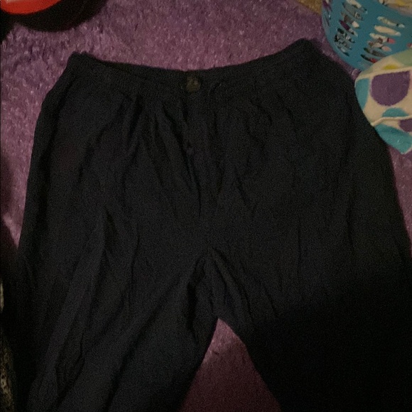 Erika | Pants & Jumpsuits | Navy Blue Capri Pants | Poshmark